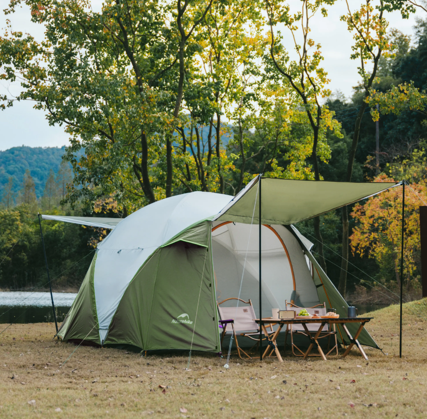 Палатка Naturehike KOTA 4, 4-местная, алюминиевый каркас, олива купить ...